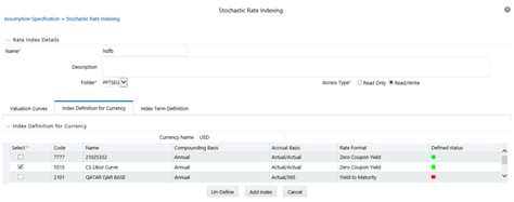 Defining Stochastic Rate Indexes