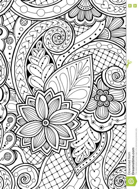 Pin By Kate Linahan On 000 Colouring All Flora Abstract Coloring