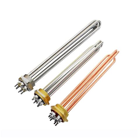 12v 24v 48v Dc Industrial Tubular Immersion Water Coil Electric Heating Element Tube Immersion