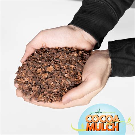 Garden Elements 100 Natural Cocoa Bean Shell Mulch For Gardens Flower