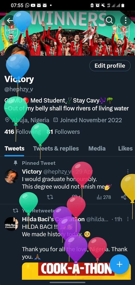 Victory On Twitter Got Balloons Today Happy Birthday To Me😊