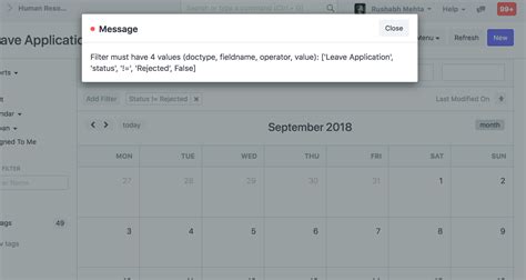 V 11 Unable To Open Leave Calendar · Issue 15427 · Frappeerpnext · Github