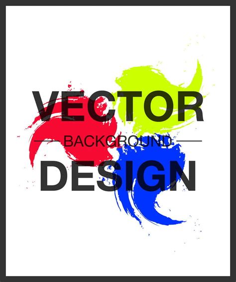 수채화 브러시 스트로크 배경 벡터를 그린 Eps Ai Uidownload