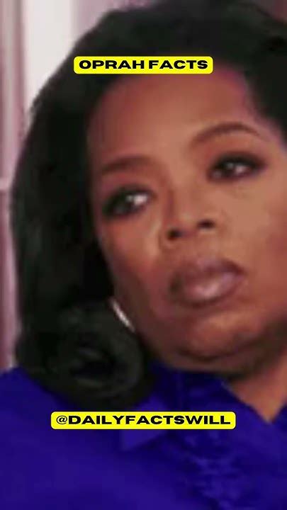 Oprah Winfrey Facts Oprahwinfrey Factsdaily Youtube