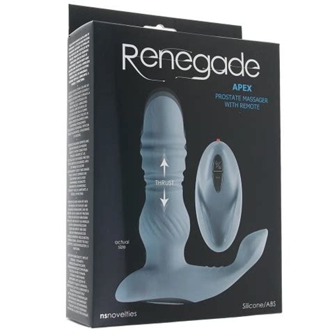 Renegade Apex Prostate Thruster With Remote Gray Sex Toys At Adult Empire