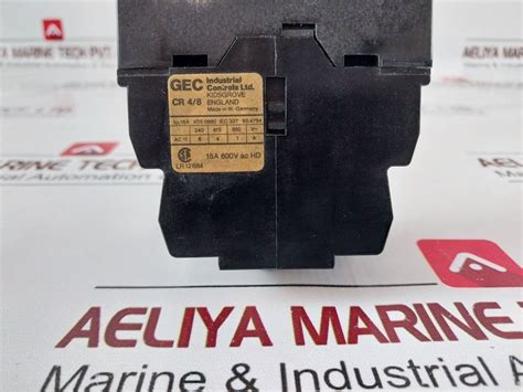 Gec Cr8 62e Control Relay Aeliya Marine Tech