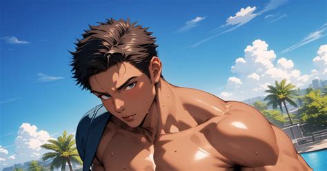 Gay Muscle Macho 肩幅のあるガタイの良いマッチョ男子 Pixiv
