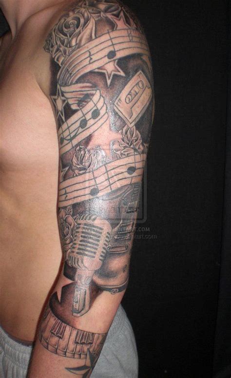Music Tattoo Sleeve Ideas