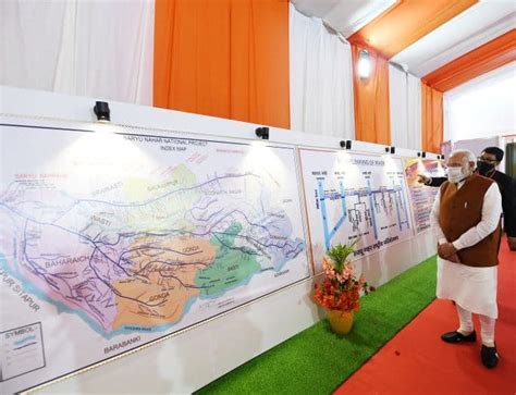 Pm Inaugurates The Saryu Nahar National Project In Balrampur Up
