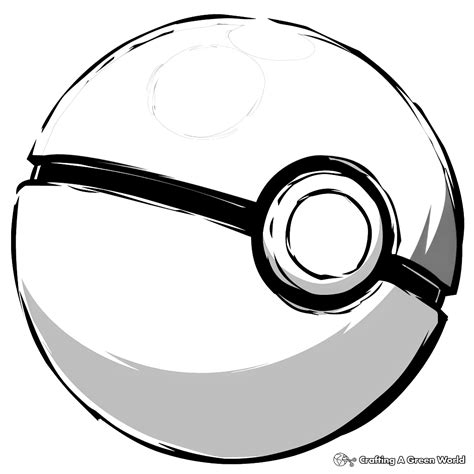 Free Printable Pokemon Ball Coloring Sheet Free Coloring Sheet