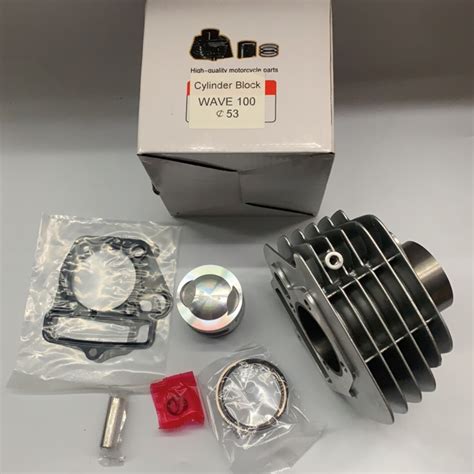 Cnc Cylinder Block Wave100 Std Wave100 53mm Wave 56mm Wave100 54mm