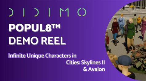 Didimo On Linkedin Didimo Characters In Cities Skylines Ii