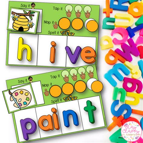 Long Vowel Word Mapping Mats Orthographic Mapping Stay Classy