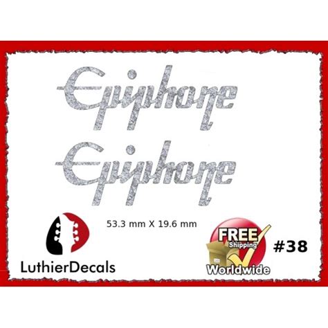 Guitar Decals Restoration Logos Epiphone Guitar Decal 38