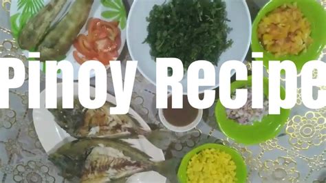 Vlog Pinoy Recipe Ar Arusip And Grilled Fish Sungayan Rods Tv Youtube