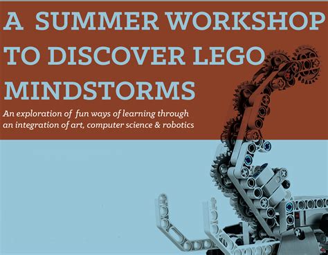 Summer Workshop To Discover LEGO Mindstorms Enabled In
