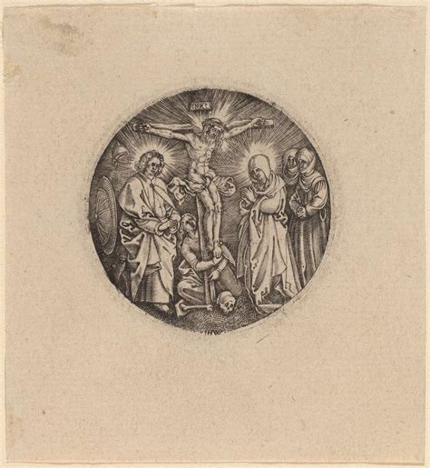 Hieronymus Wierix and Antonie Wierix after Albrecht Dürer The Crucifixion called the Sword