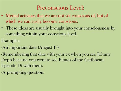 Levels Of Consciousness Ppt Download