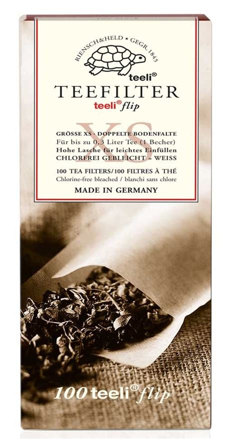 Teeli Xs No1 100 St Papieren Theefilterzakjes Voor Losse Thee Thee