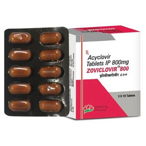 Acyclovir Tablet 800 Mg At ₹ 300 Stripe Amravati Id 2855108238030