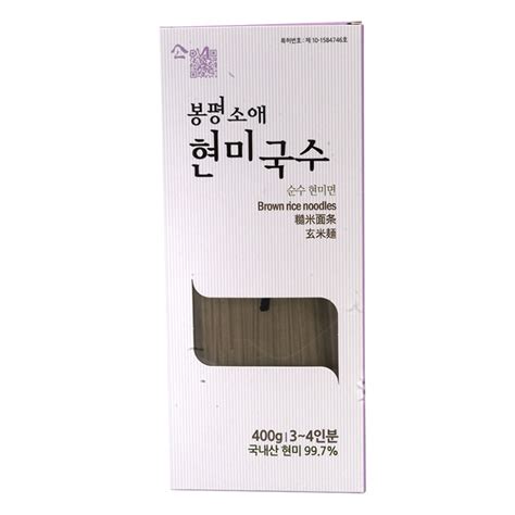 평창팜 봉평소애 현미국수 400g 꽃마usa