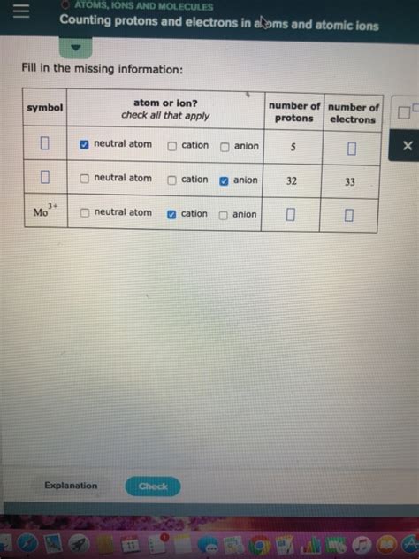 Solved ATOMS IONS AND MOLECULES Counting Protons And Chegg