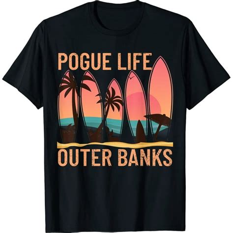 Pogue Life Outer Banks Beach Sunset Surfing Pogue Life T Shirt
