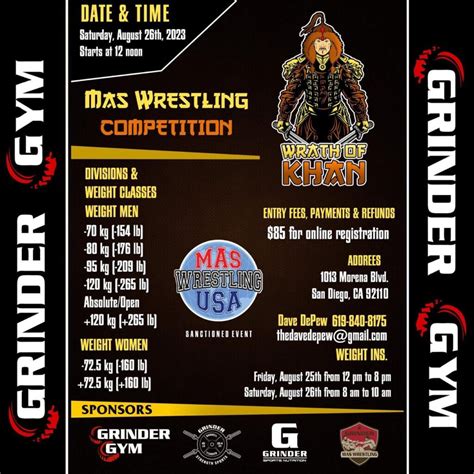 2023 Wrath Of Khan Mas Wrestling Tournament Mas Wrestling Usa
