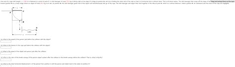 Solved Peed Of The Person Just Before The Collision With The