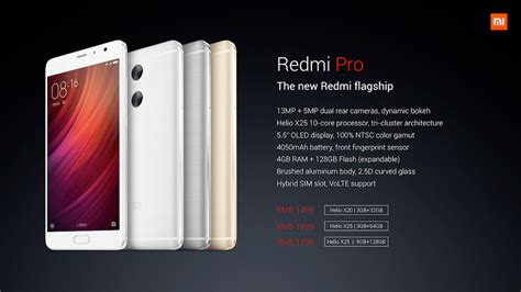 Xiaomi Has Released First Dual Camera Phone Redmi Pro Price Of Redmi