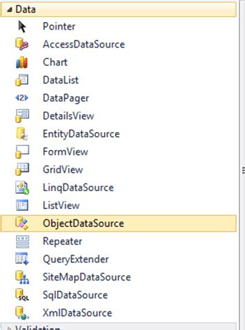מדריך ASP NET עבודה עם נתונים שימוש ב ObjectDataSource וובמאסטר