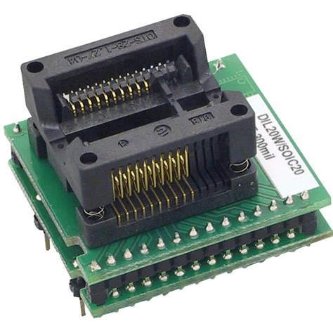 Elnec 70 0879 DIL20 SOIC20 ZIF Programming Adaptor Rapid Electronics