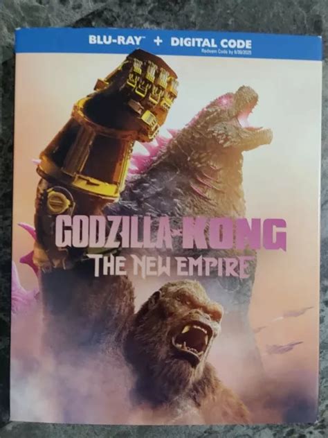 GODZILLA X KONG The New Empire Blu Ray No Digital Code With Slipcover PicClick UK