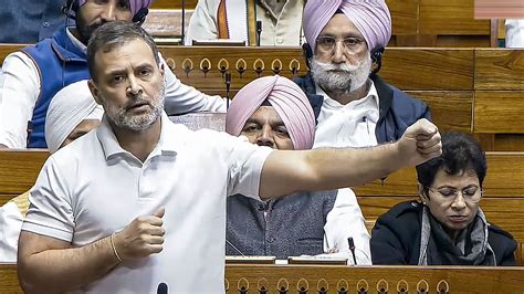 Congress Vs Bjp As Rahul Invokes Savarkar During Constitution Debate