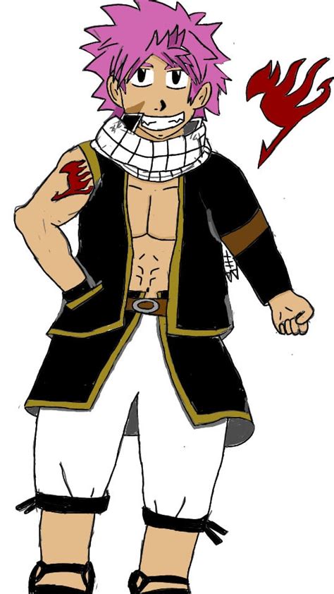 Natsu Dragneel Fan Art Manga Style Colored Version By Shackjz On Deviantart
