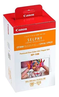 Kit Cartucho De Tinta Y Papel Térmico Para Canon Selphy Cuotas sin