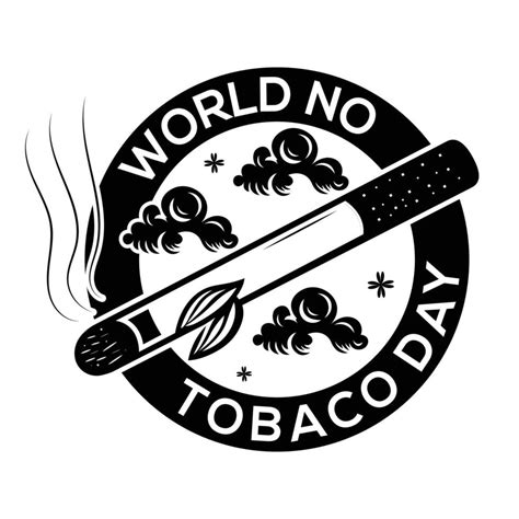World No Tobacco Day Silhouette Art 57206076 Vector Art At Vecteezy