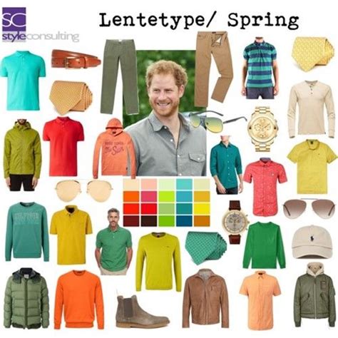 Het Mannelijke Lentetype Lente Man Herenmode Warme Haarkleuren