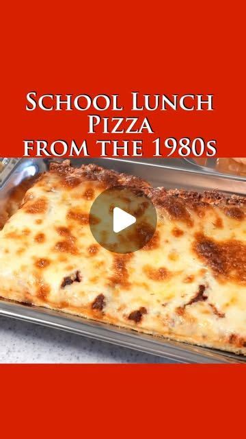 Tasting History With Max On Instagram Making School Cafeteria Pizza