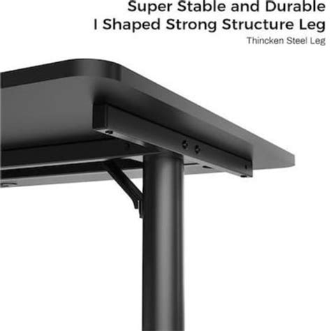 Γραφείο Gaming Eureka Ergonomic από Χάλυβα 152 4x66cm Μαύρο Public