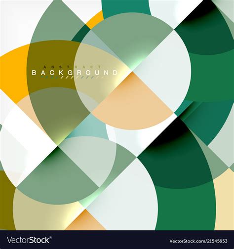 Minimal Circle Abstract Background Design Vector Image