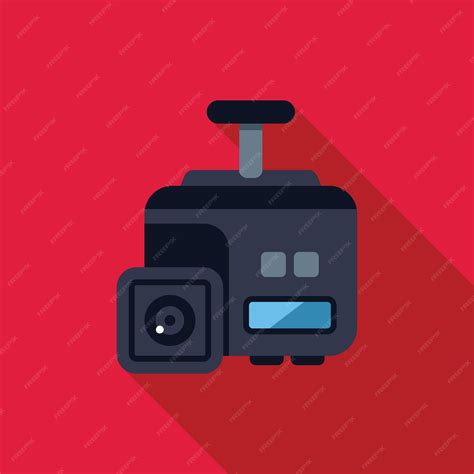 Premium Vector Dashboard Camera Showing Time And Speed Recording