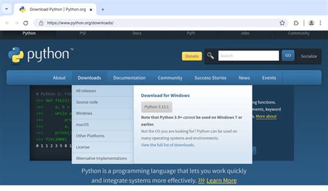 how to install python