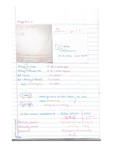 Chapter Notes And Textbook Questions PHY Studocu