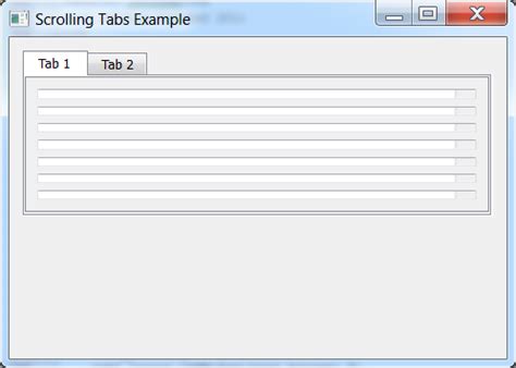 Qt How To Make A Pyqt Tabbed Interface With Scroll Bars Stack Overflow