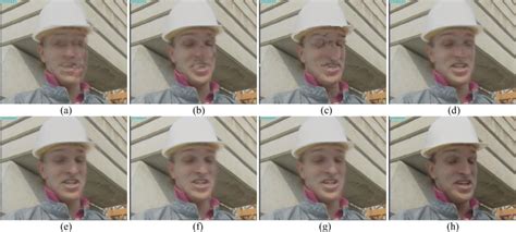 visual results on the 78th interpolated frame of foreman sequence with