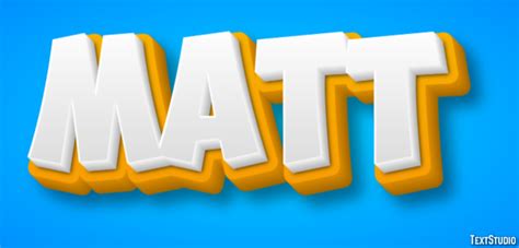 Matt Text Effect And Logo Design Name