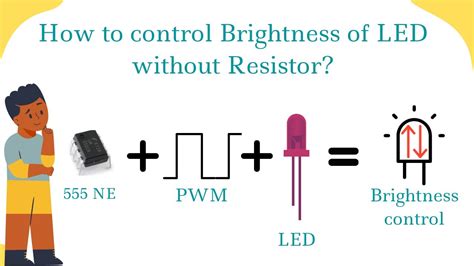 How To Control Led Brightness Using Pwm555 Timer Ic Youtube