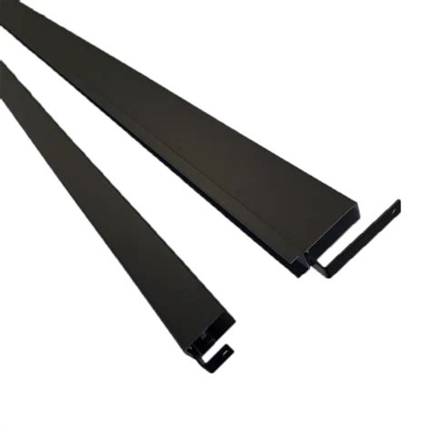 Black Aluminium Top And Bottom Rail Composite2go