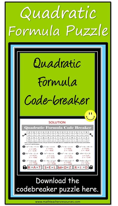 12 Differentiated Problems On Solving Quadratics By Using The Quadratic Formula Babes Must